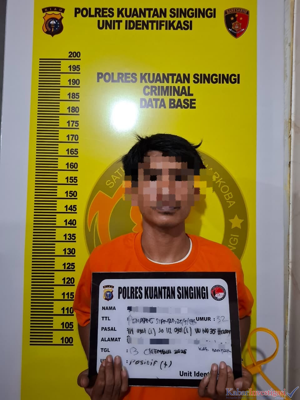 Tim Mata Elang Polres Kuansing Tangkap Pengedar Sabu di Logas Tanah ...
